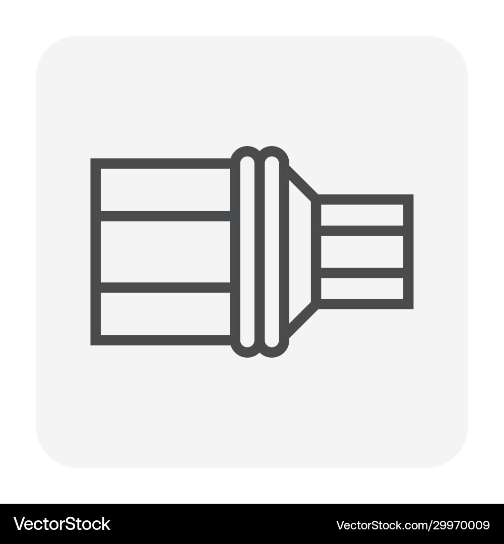 Hdpe pipe icon Royalty Free Vector Image - VectorStock