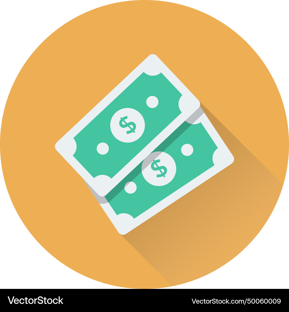 Paper money icon Royalty Free Vector Image - VectorStock