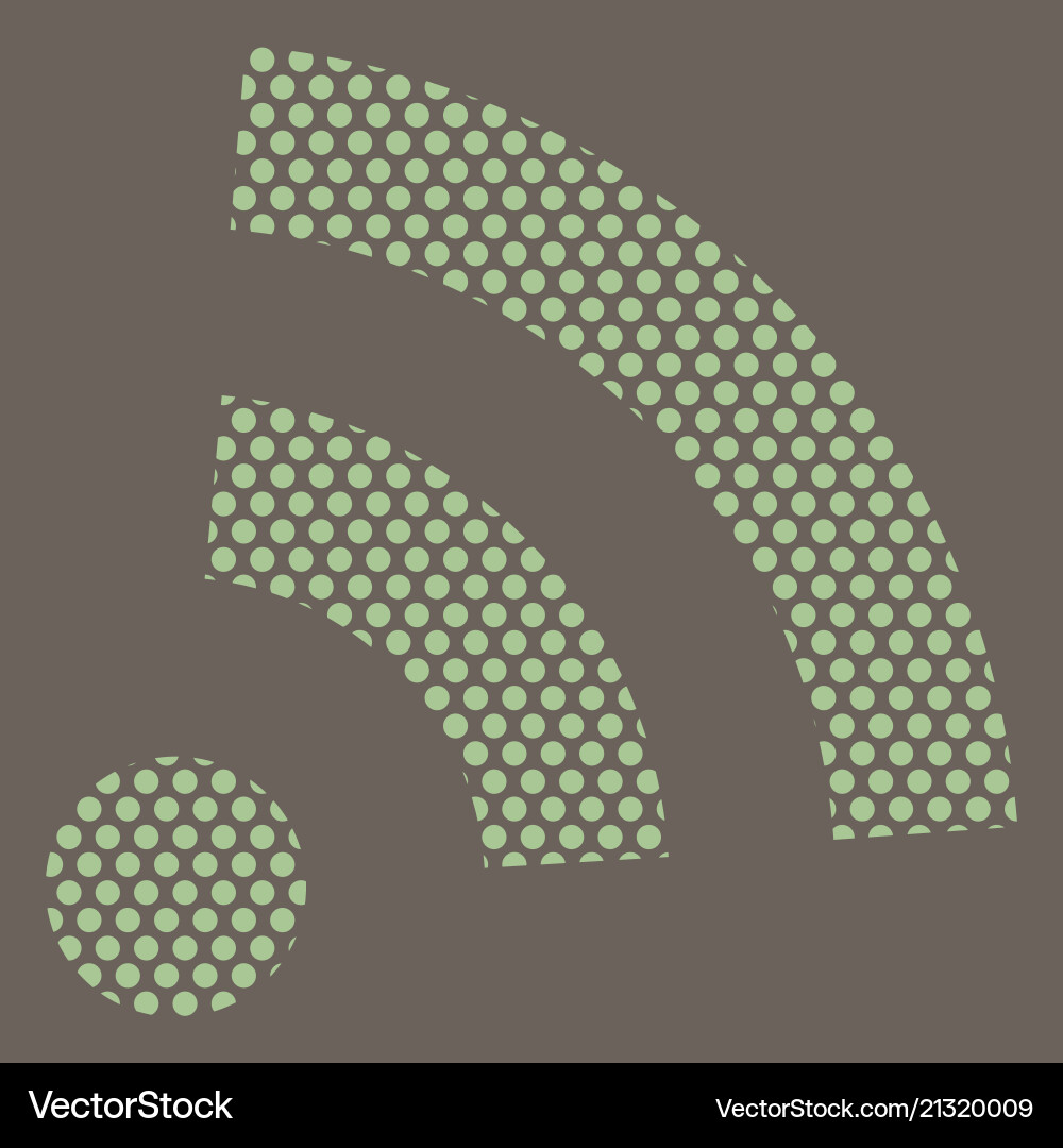 Wi-fi network icon logo isolated eps grey Vector Image