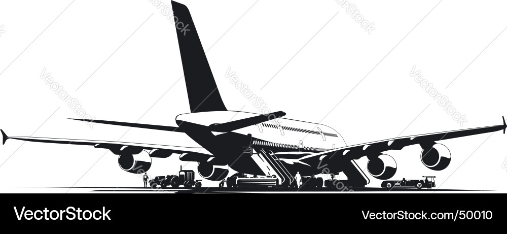Airplane Royalty Free Vector Image - VectorStock