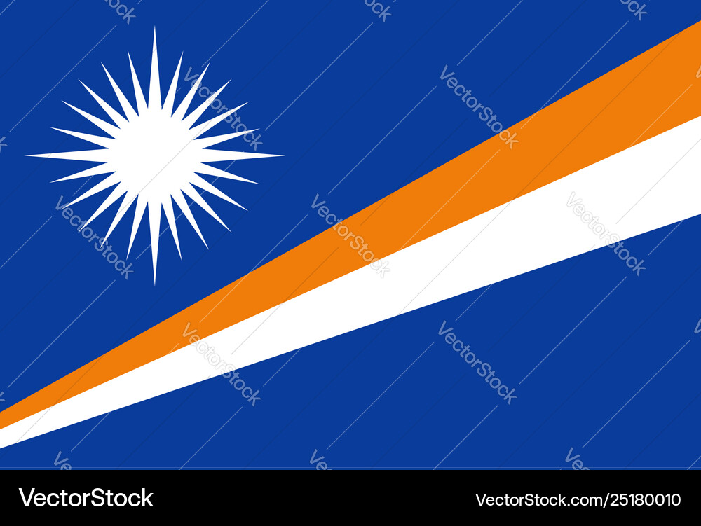 Flag rectangular shape Royalty Free Vector Image