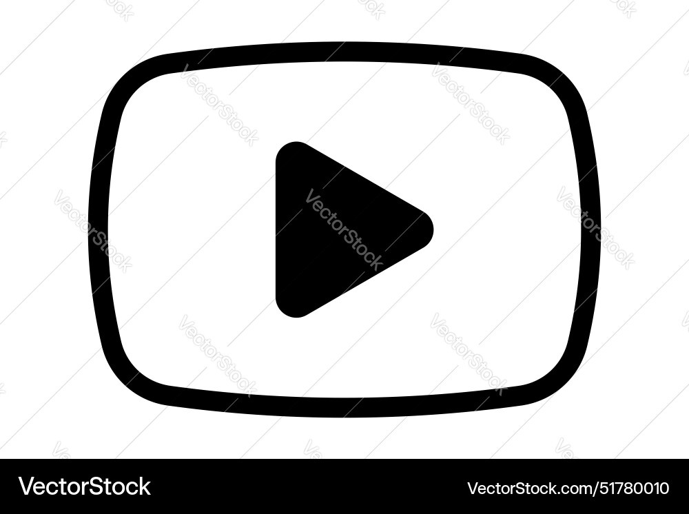 Medien-Taste Symbol Lizenzfreies Vektorbild - VectorStock