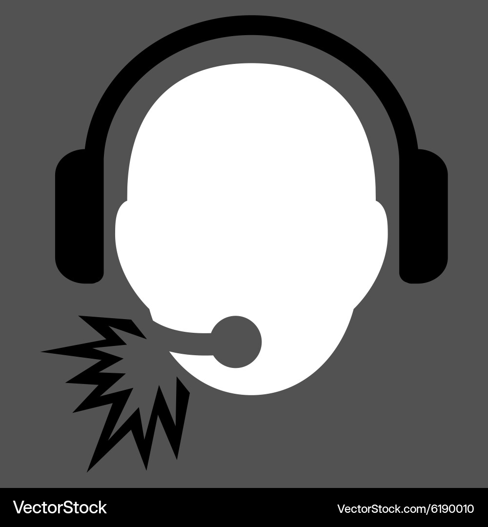 Operator message icon Royalty Free Vector Image