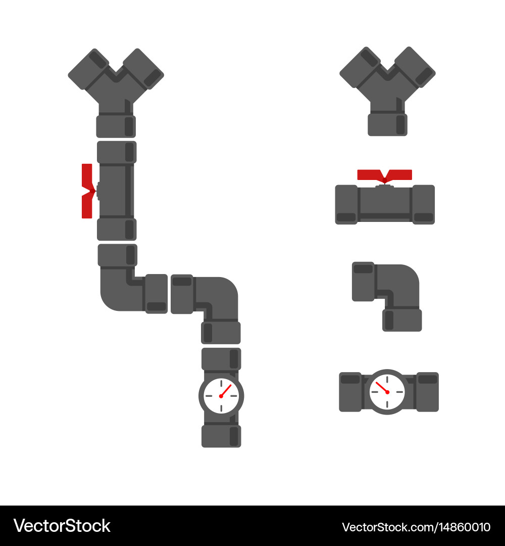 Water supply system Royalty Free Vector Image - VectorStock