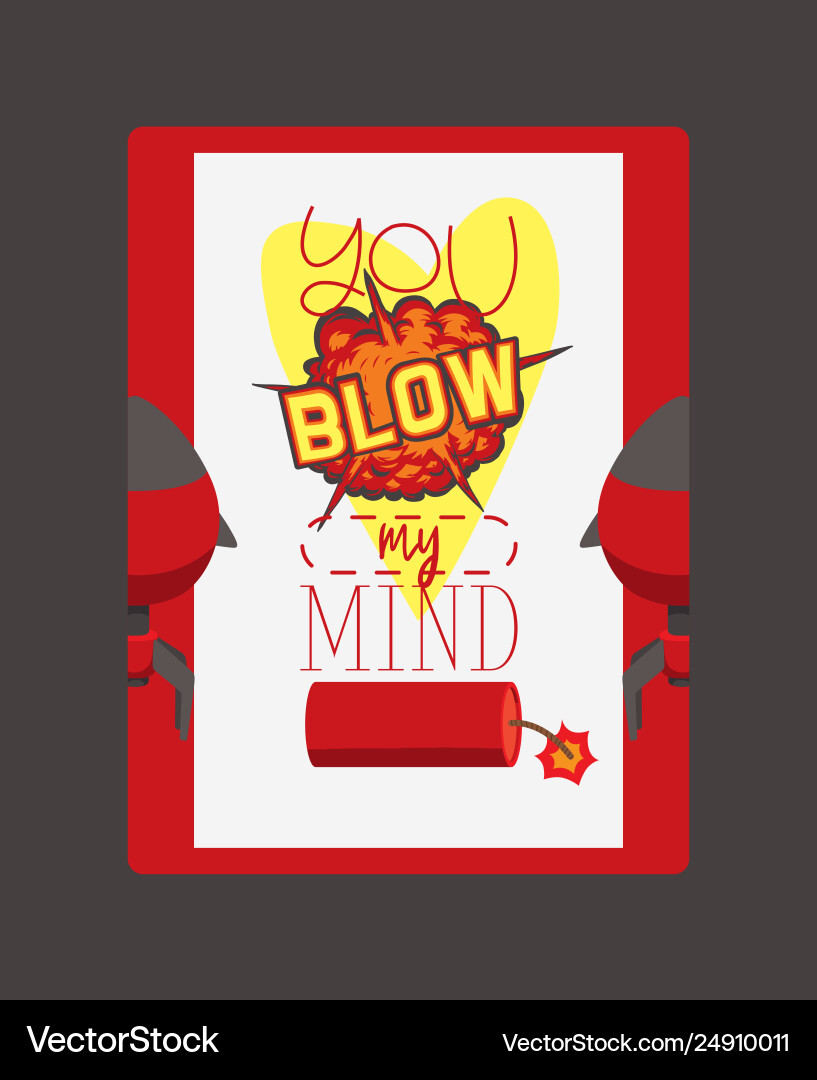 Bomb Explosion Waffe Dynamit blasen Sie Ihre Vektorbild