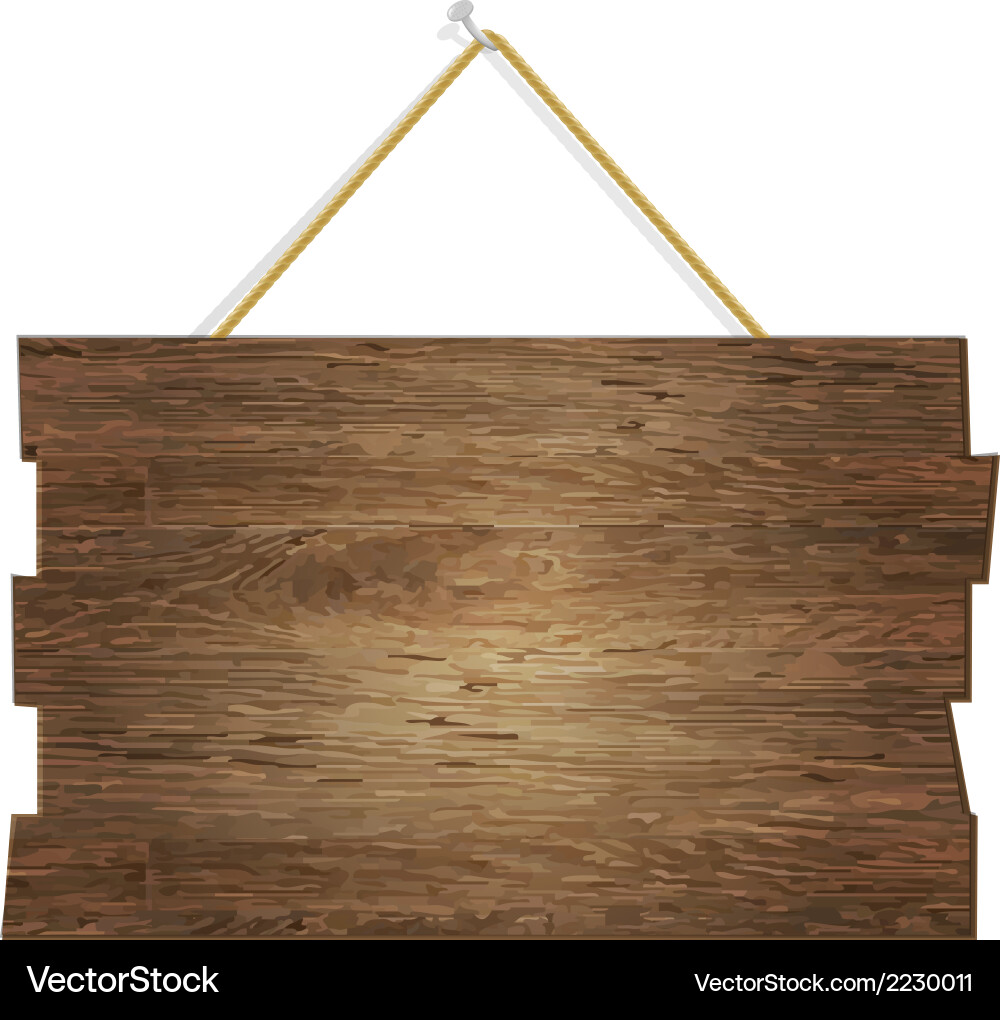 Wood board Royalty Free Vector Image - VectorStock