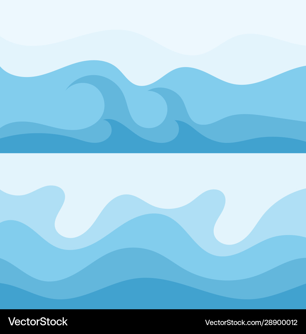 Abstract water wave design background Royalty Free Vector
