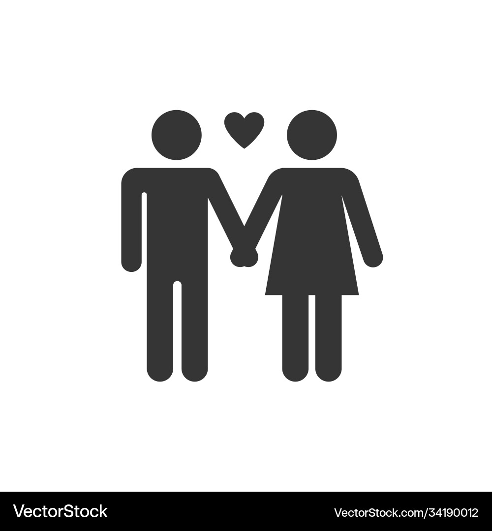Marriage relationship icon images Royalty Free Vector Image
