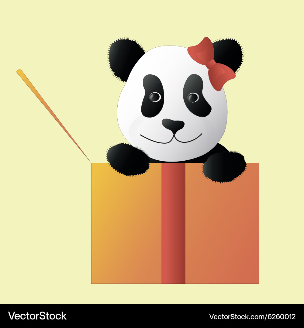 Panda drunk Royalty Free Vector Image - VectorStock