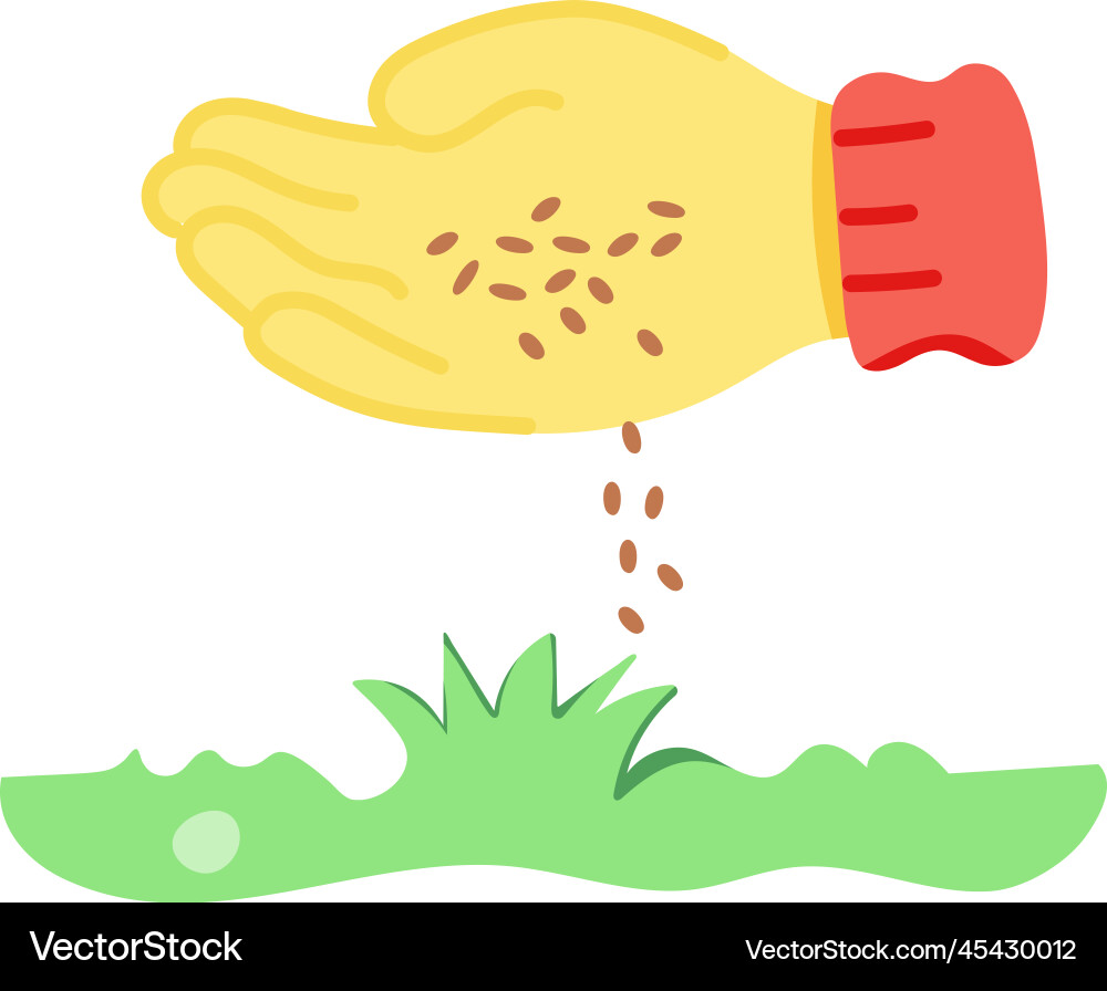 Seeding Royalty Free Vector Image - VectorStock