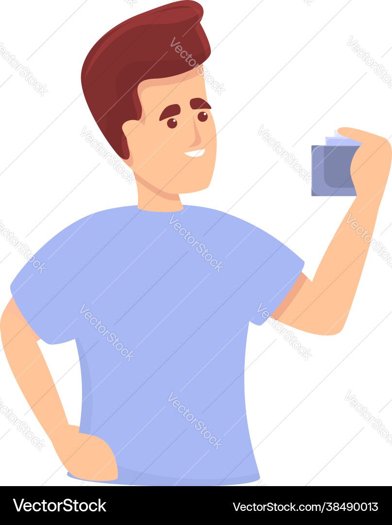 Boy perfume icon cartoon gift man spray Royalty Free Vector