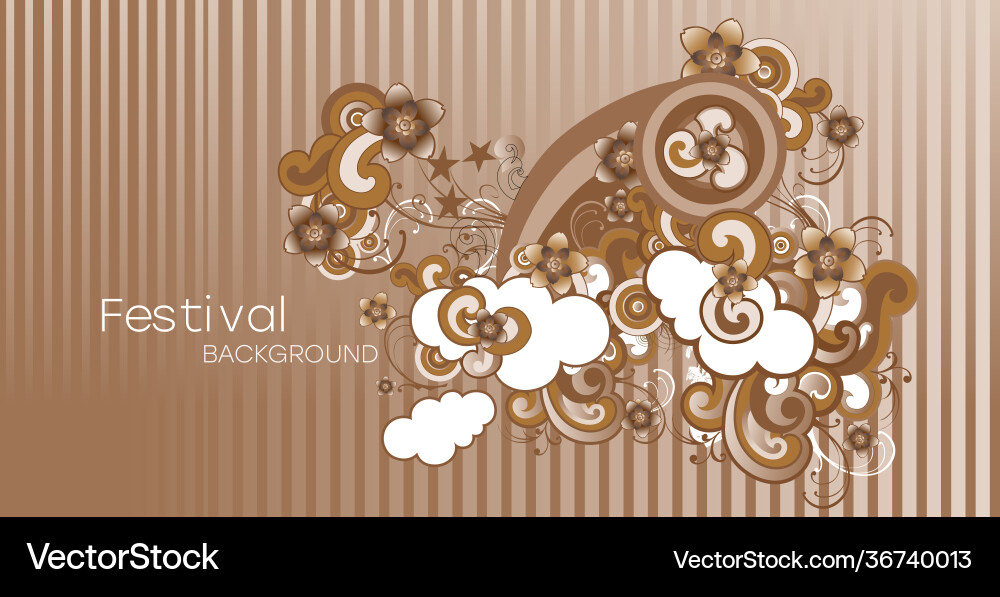 Festival banner carnival party background bright Vector Image