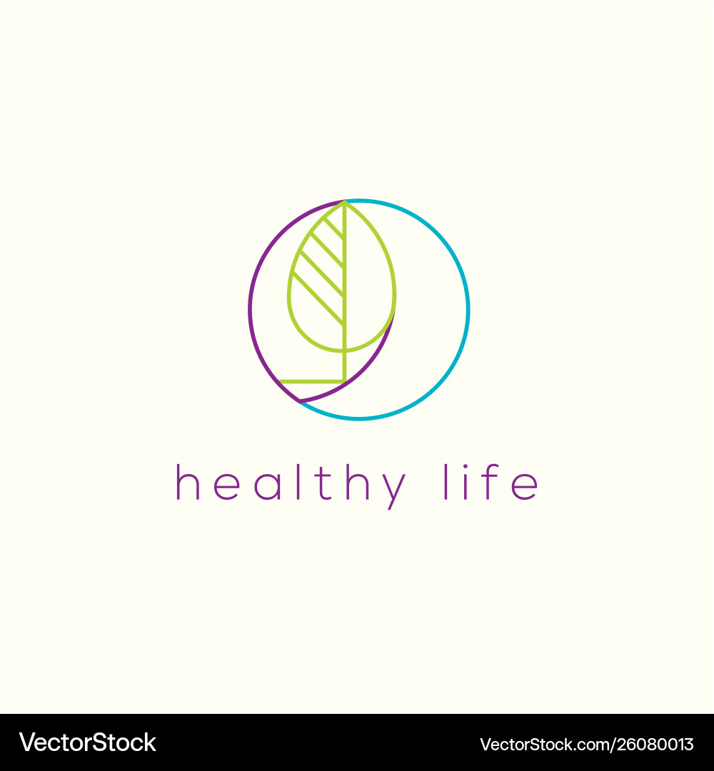 Leaf logo Royalty Free Vector Image - VectorStock