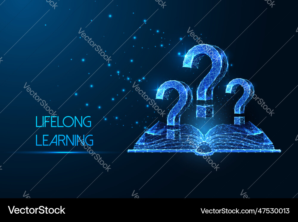 Lifelong learning self education knowledge Vector Image