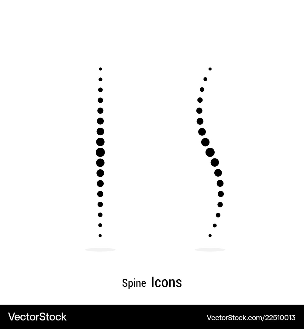 Spine icon Royalty Free Vector Image - VectorStock