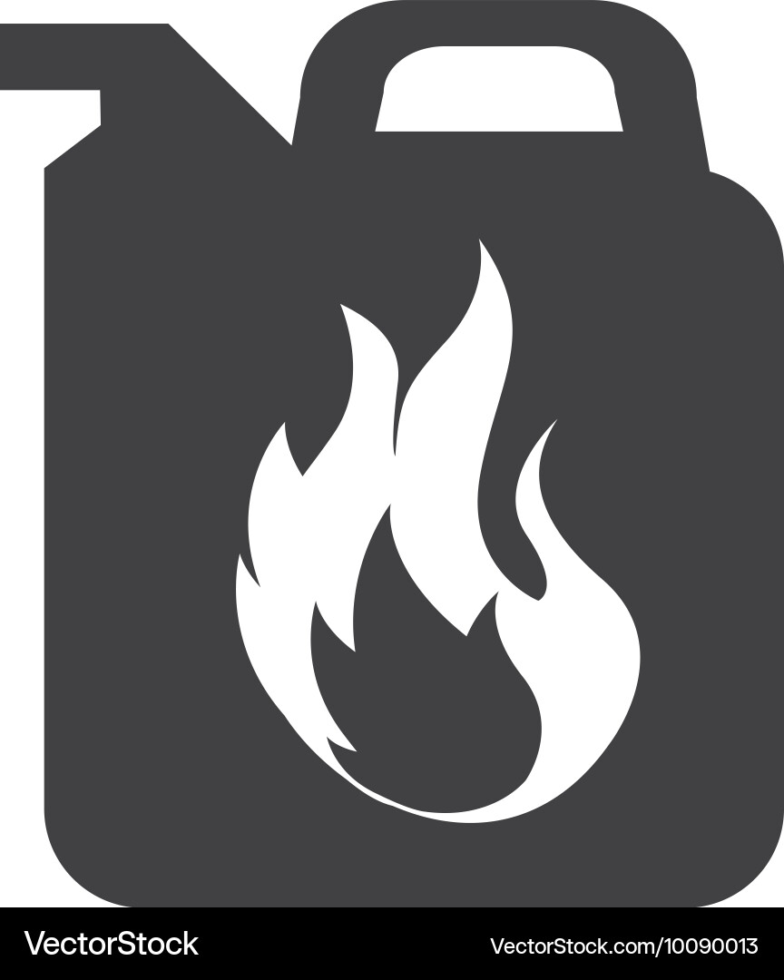 Tank container fuel icon Royalty Free Vector Image