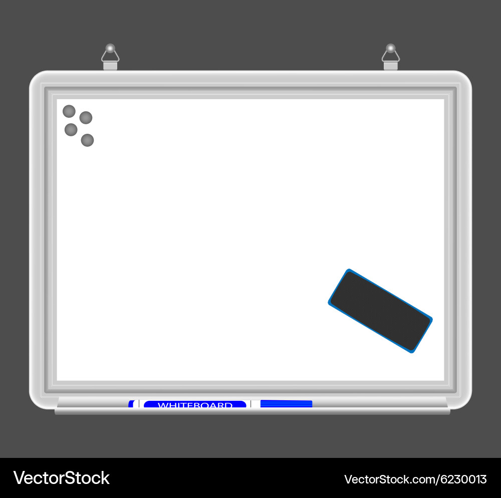 White board Royalty Free Vector Image - VectorStock