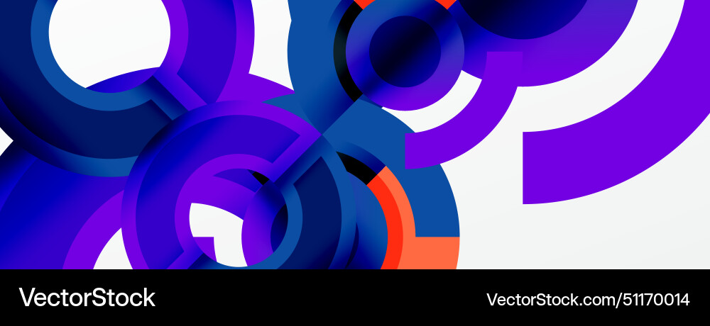 A blue purple and orange abstract background Vector Image