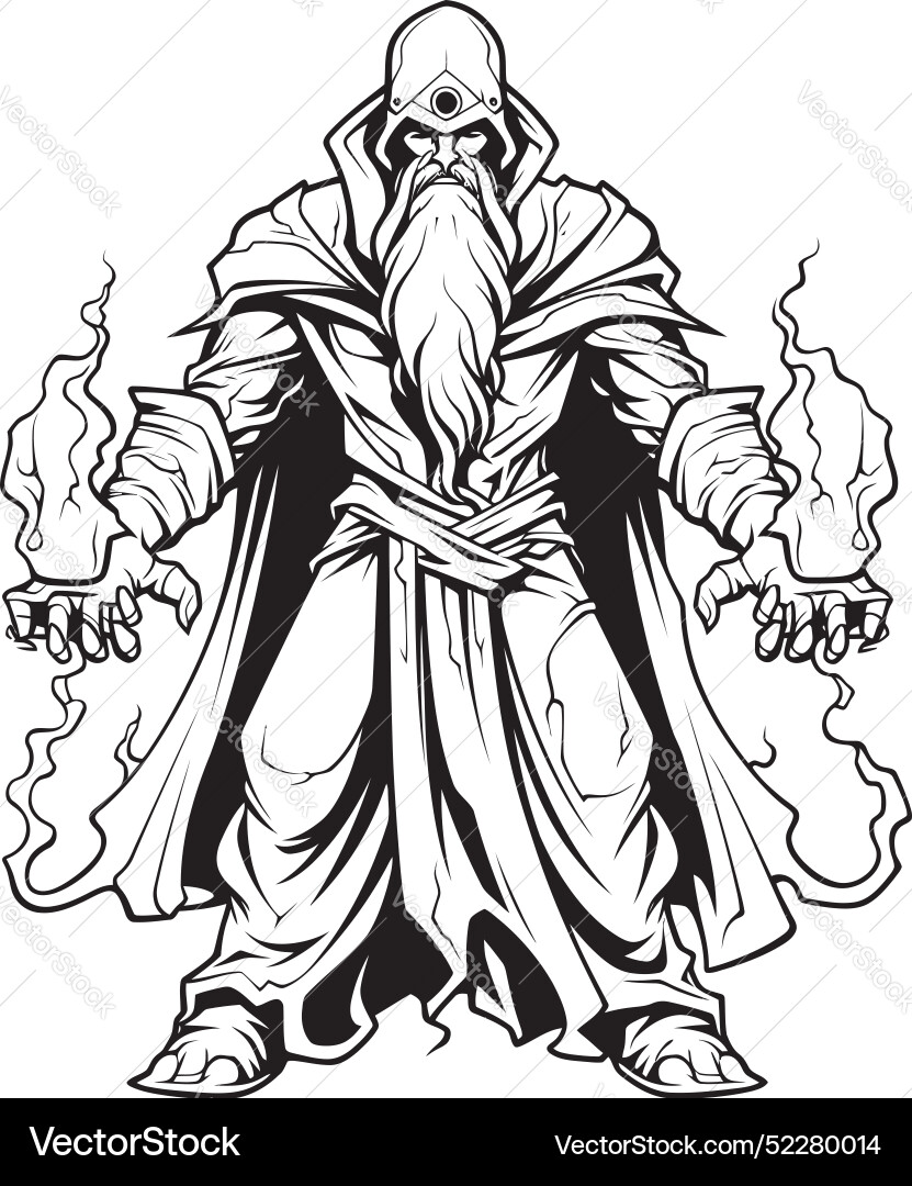 Adamantine enchantment avarice sorcerer design Vector Image
