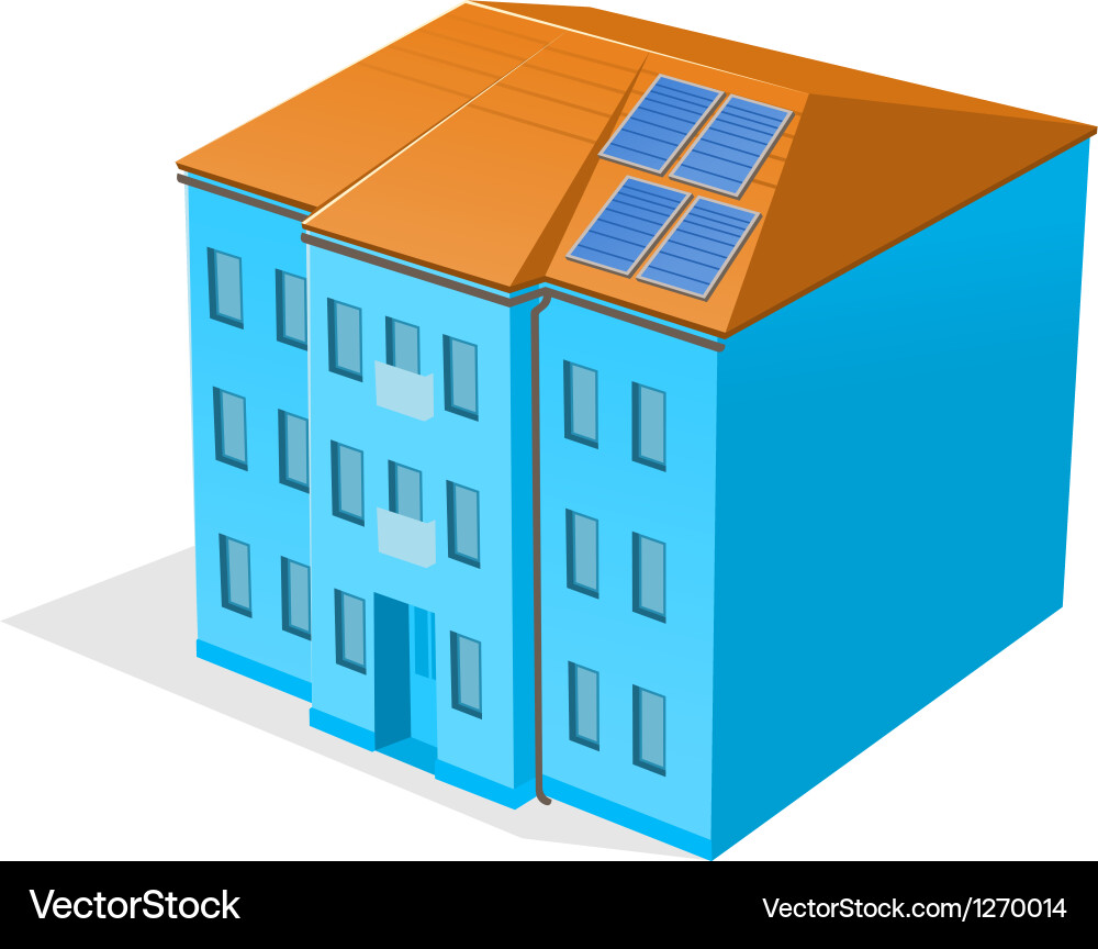 Apartment building Royalty Free Vector Image - VectorStock