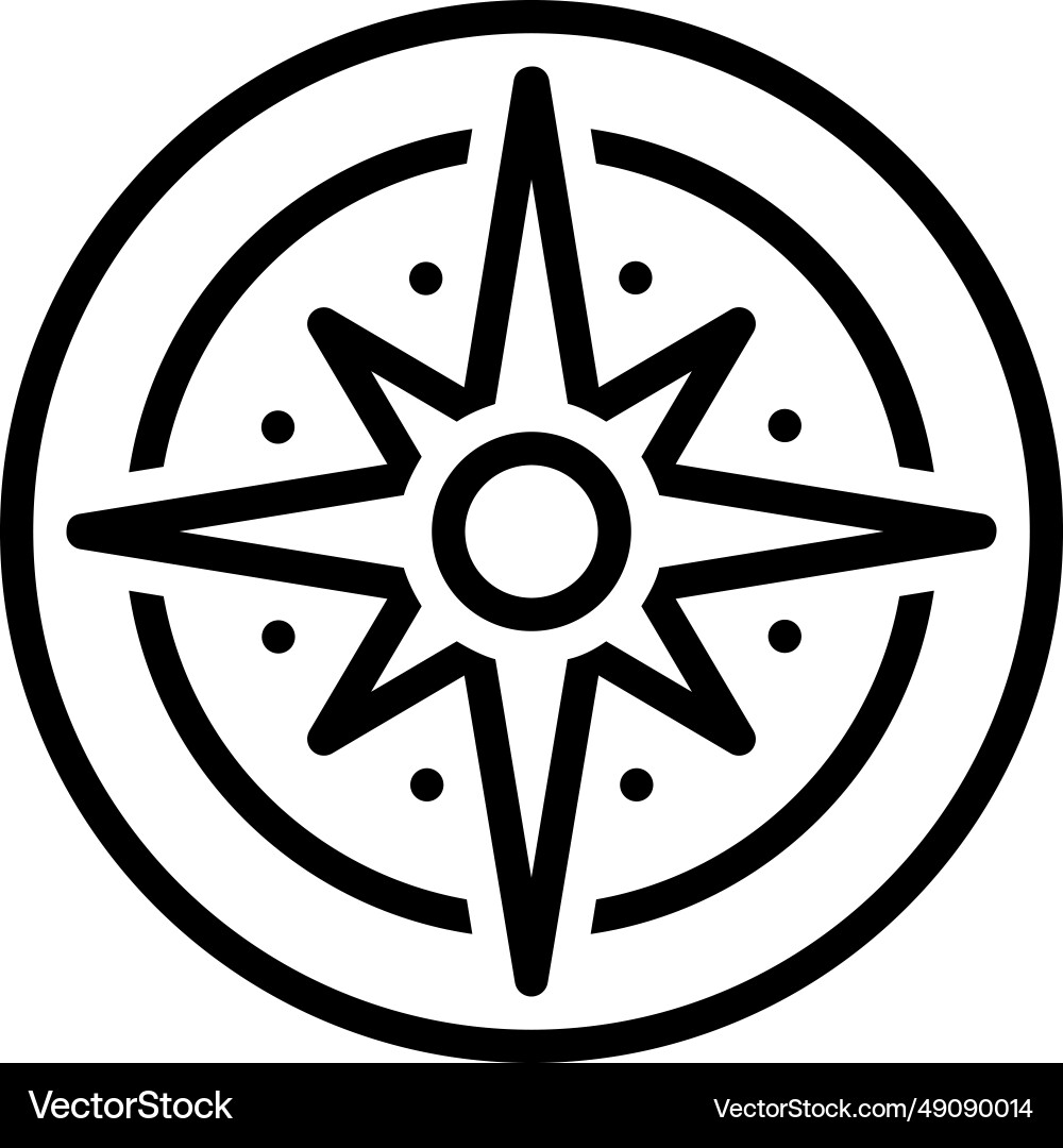 Compass Royalty Free Vector Image - VectorStock