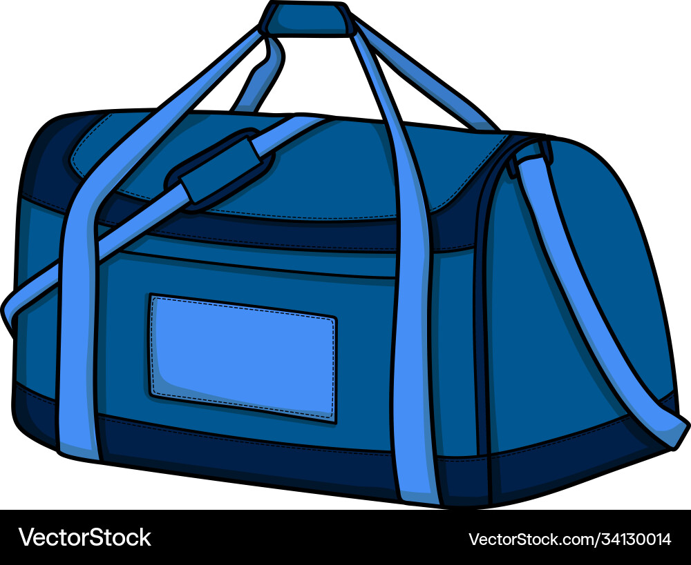 Duffel bag design Royalty Free Vector Image - VectorStock