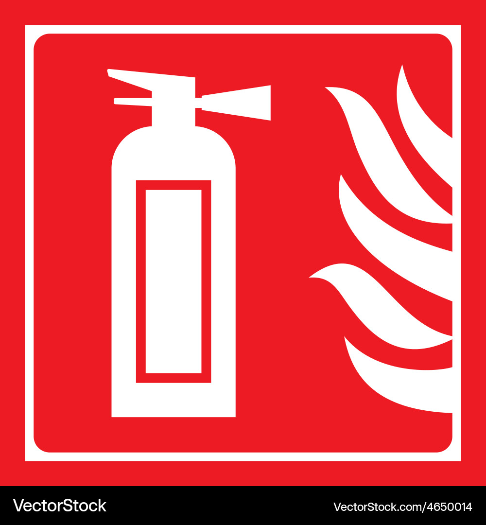Fire Extinguisher Signs Royalty Free Vector Image