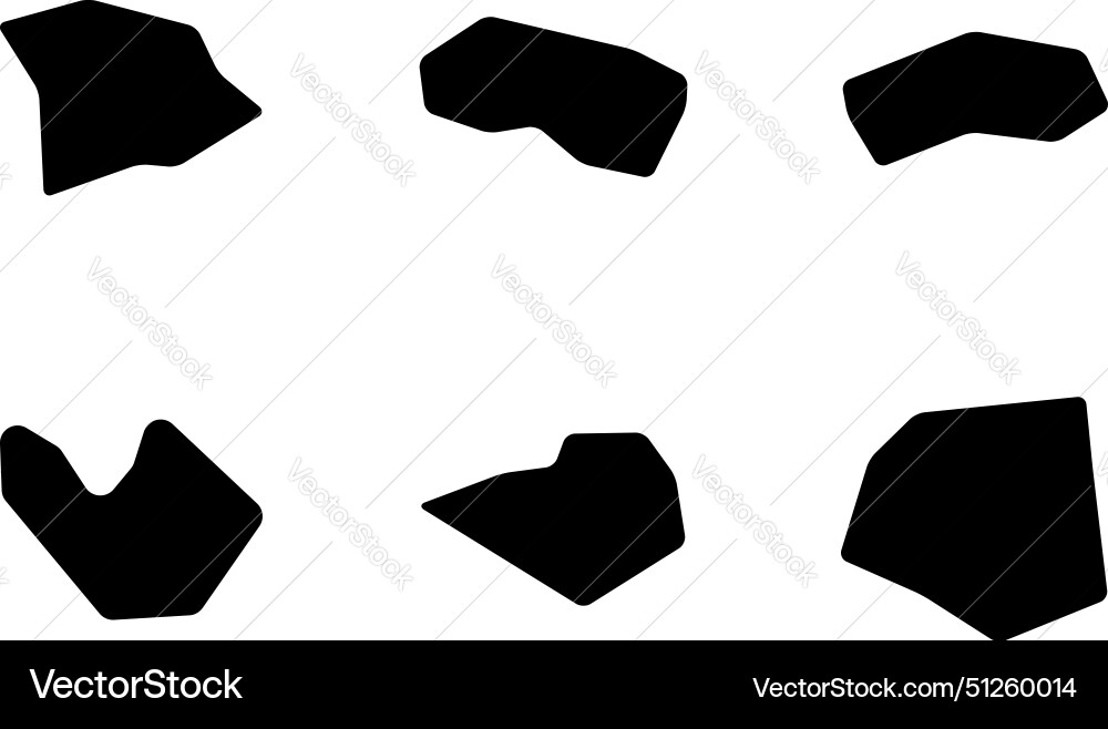 Geometric shapes pictogram symbol visual set Vector Image
