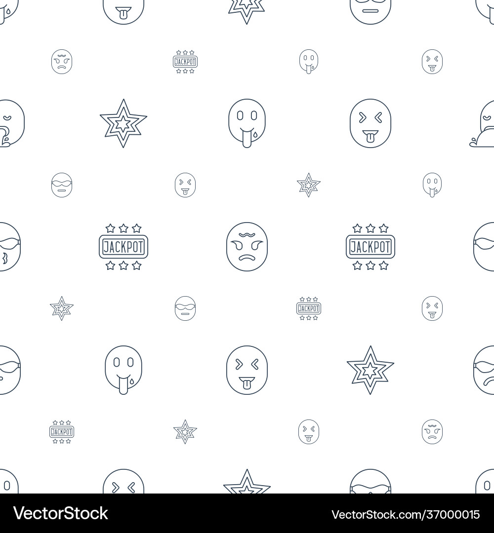 Comic icons pattern seamless white background Vector Image