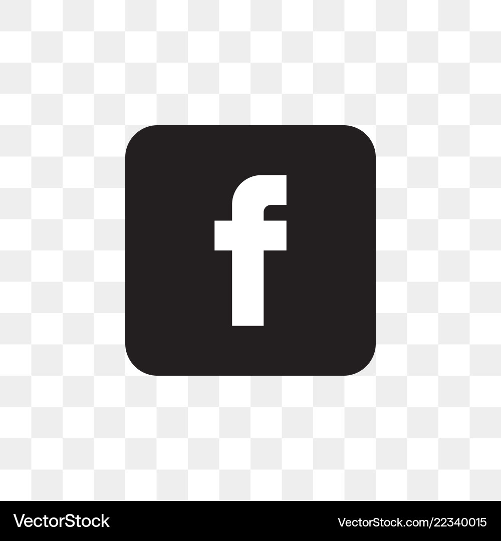 Facebook social media icon design template Vector Image