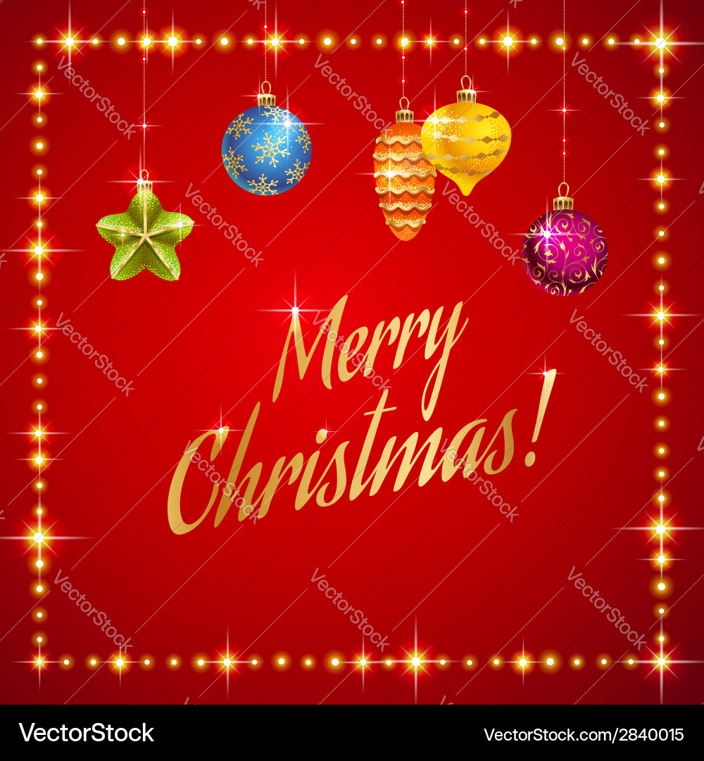 Flash merry christmas Royalty Free Vector Image