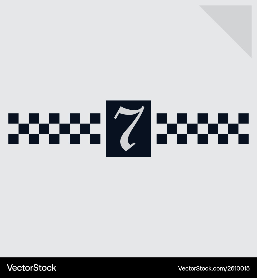 Gothic numbers Royalty Free Vector Image - VectorStock