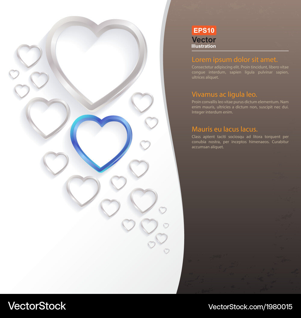 Heart bubble Royalty Free Vector Image - VectorStock