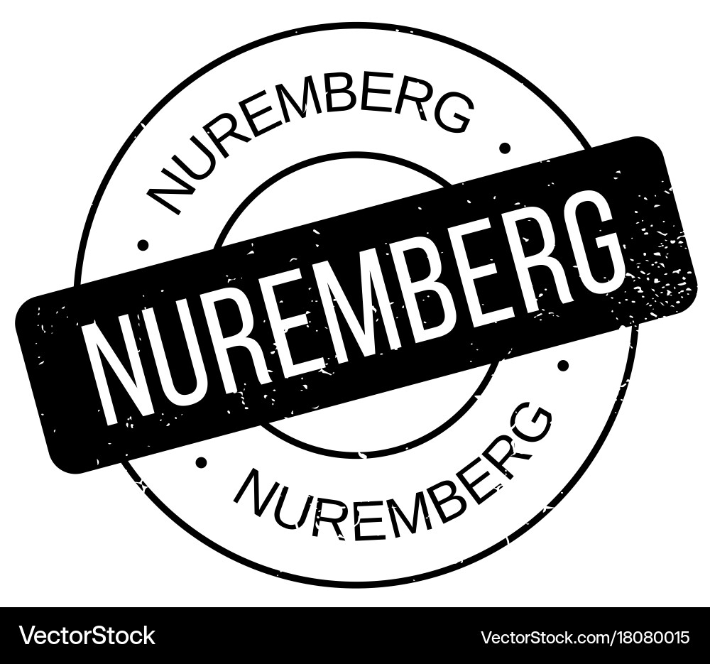 Nuremberg rubber stamp Royalty Free Vector Image