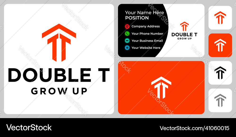 Tt logo Royalty Free Vector Image - VectorStock