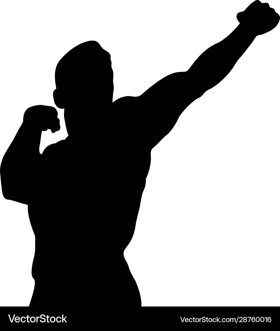 Athlete bodybuilder muscular Royalty Free Vector Image