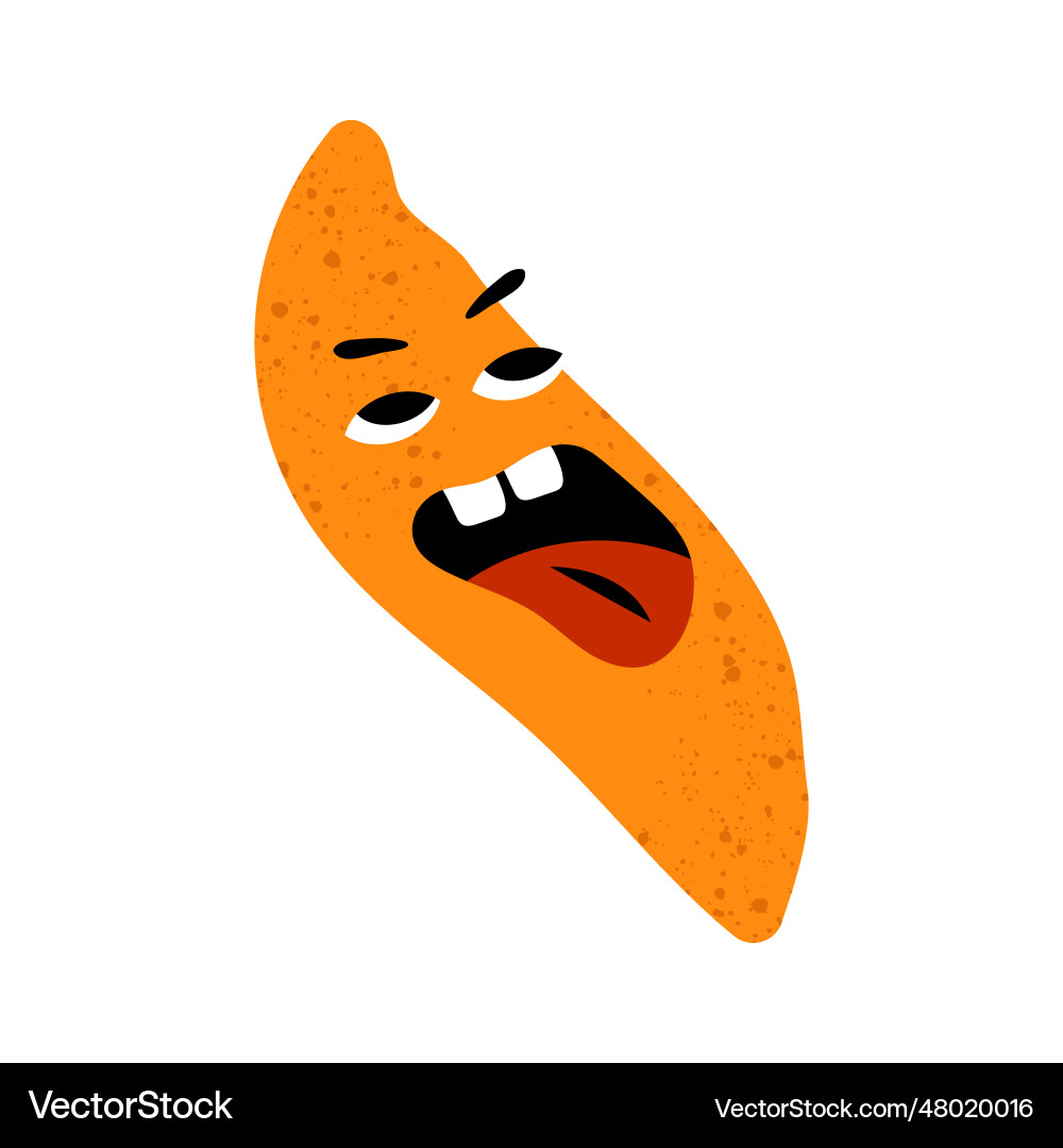 Cute yam character Royalty Free Vector Image - VectorStock