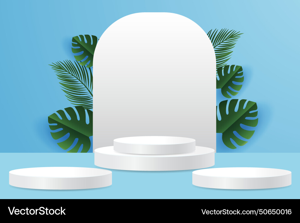 Simple podium background Royalty Free Vector Image