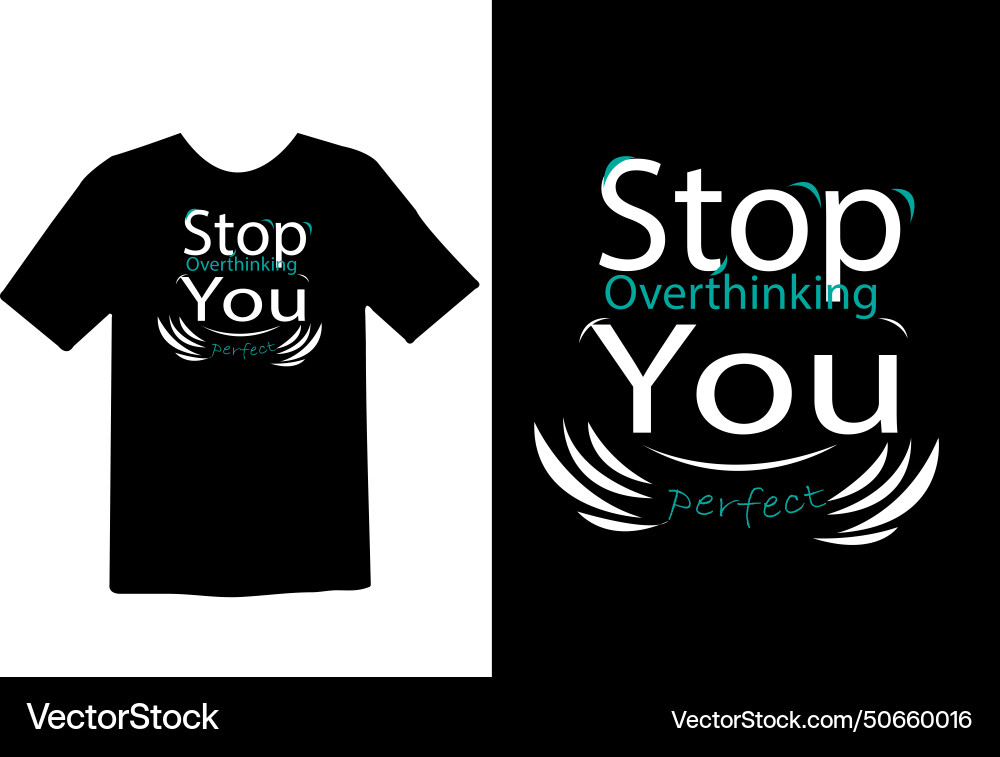 Stop typography t shirt design Royalty Free Vector Image