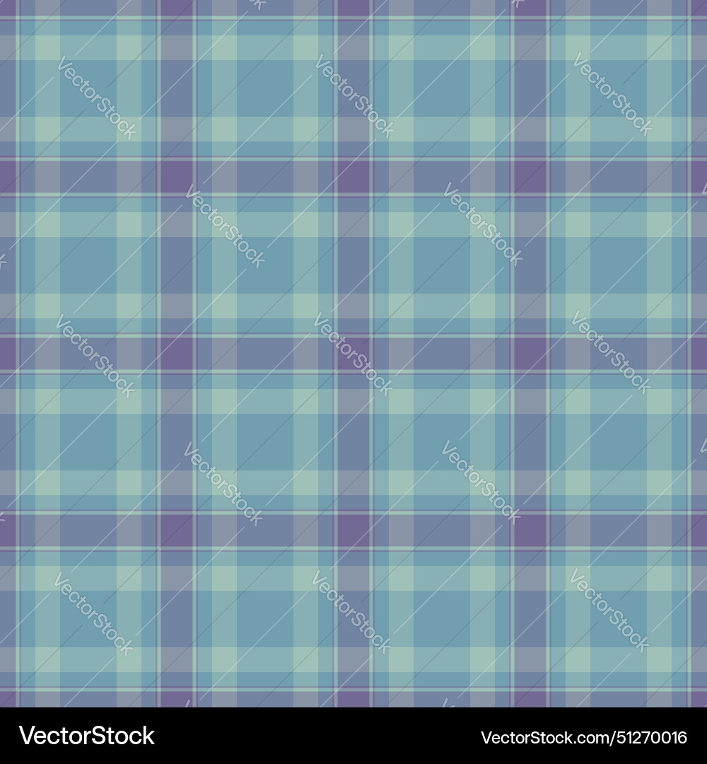 Tartan textile plaid of check seamless Royalty Free Vector