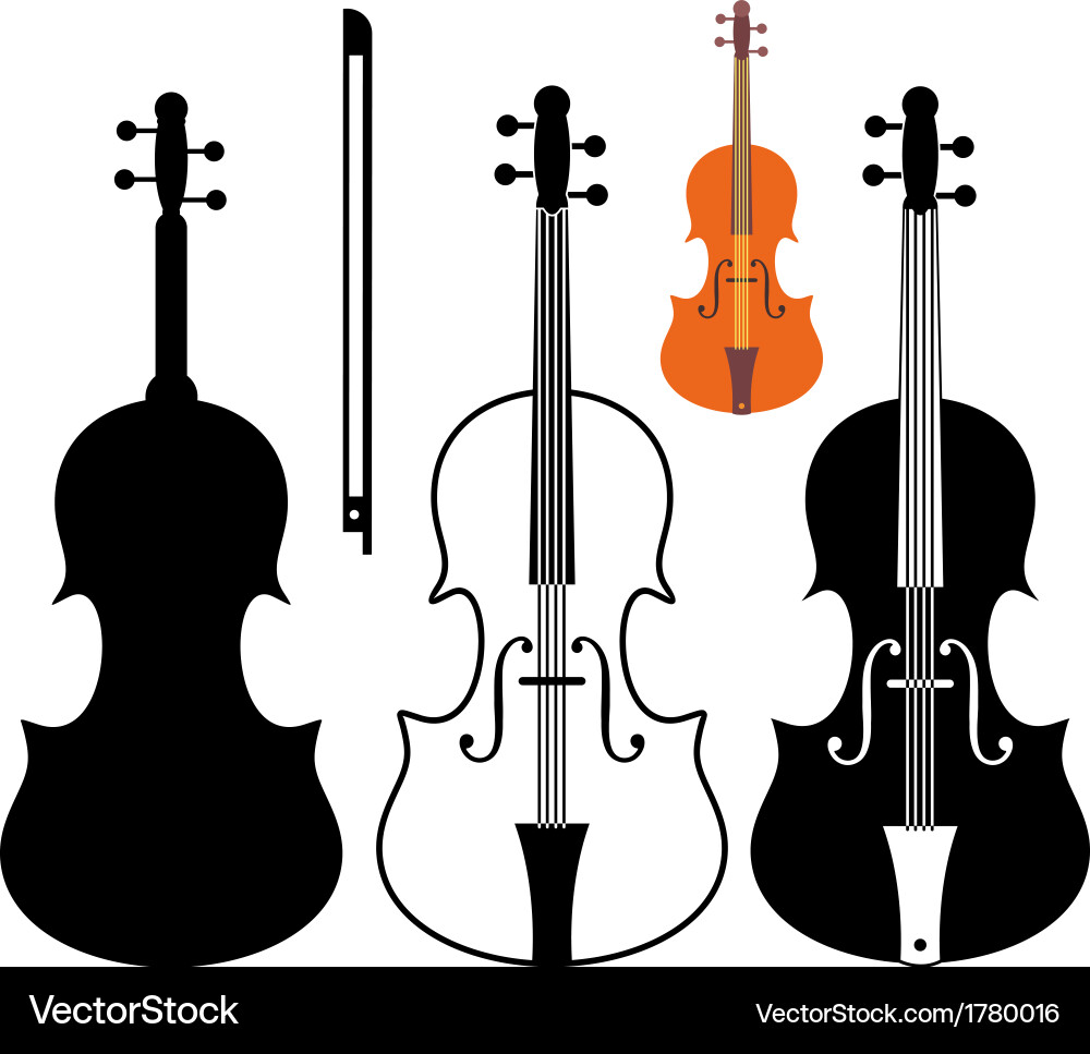 Violin Royalty Free Vector Image - VectorStock