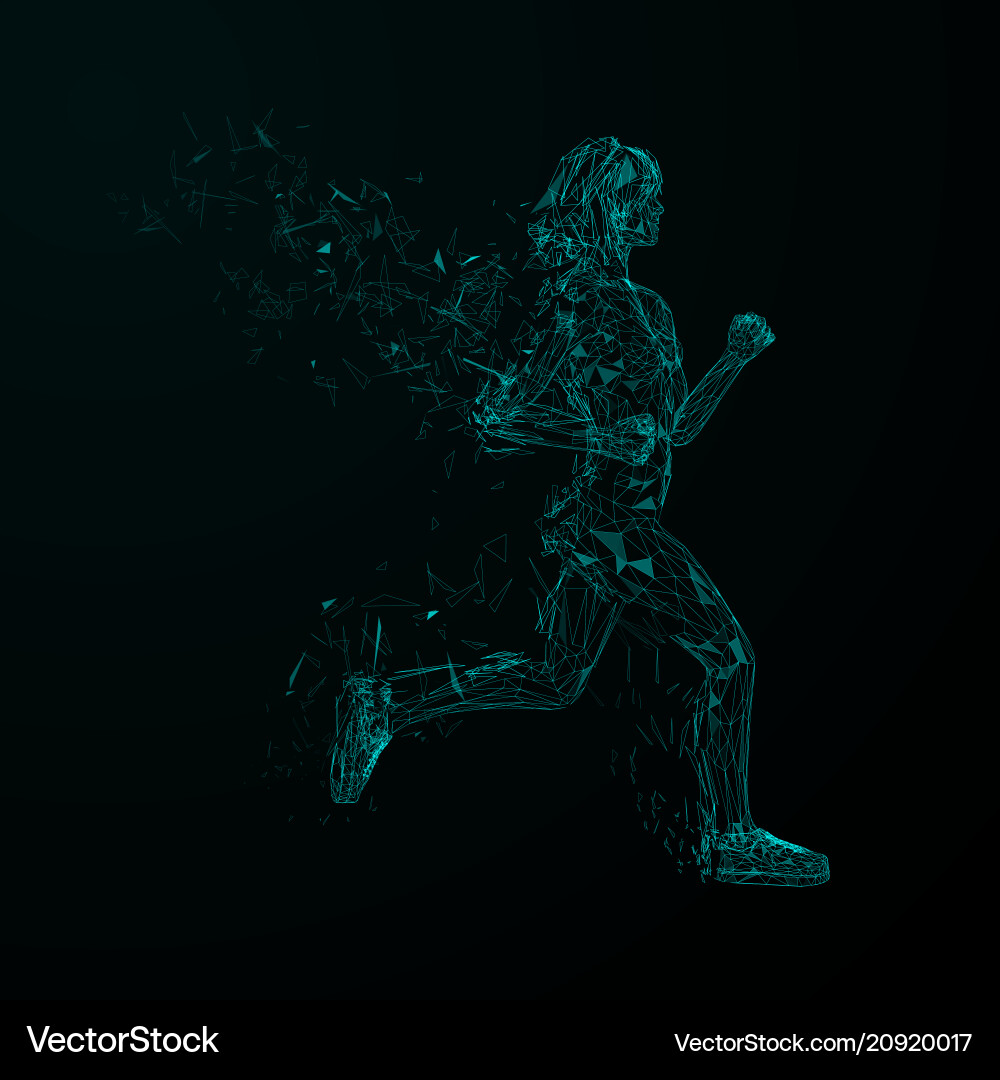 Abstract fitness background Royalty Free Vector Image