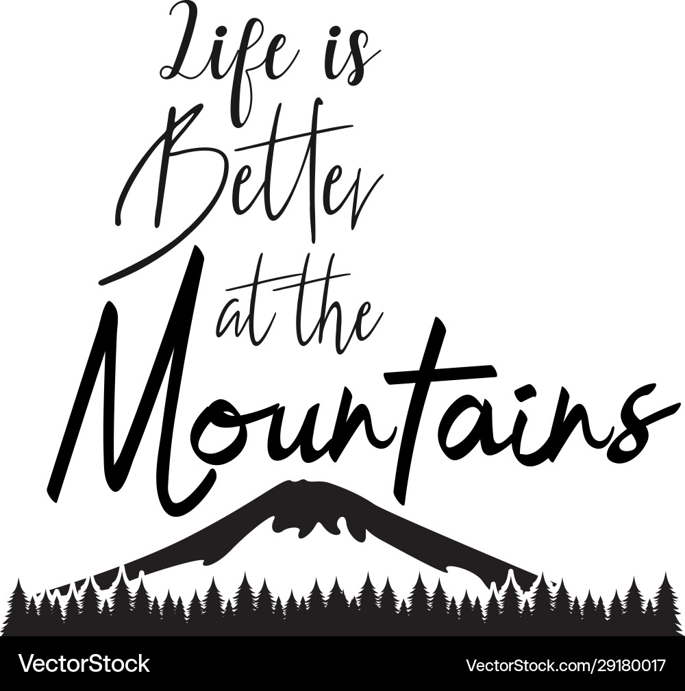 Adventure quote lettering typography Royalty Free Vector