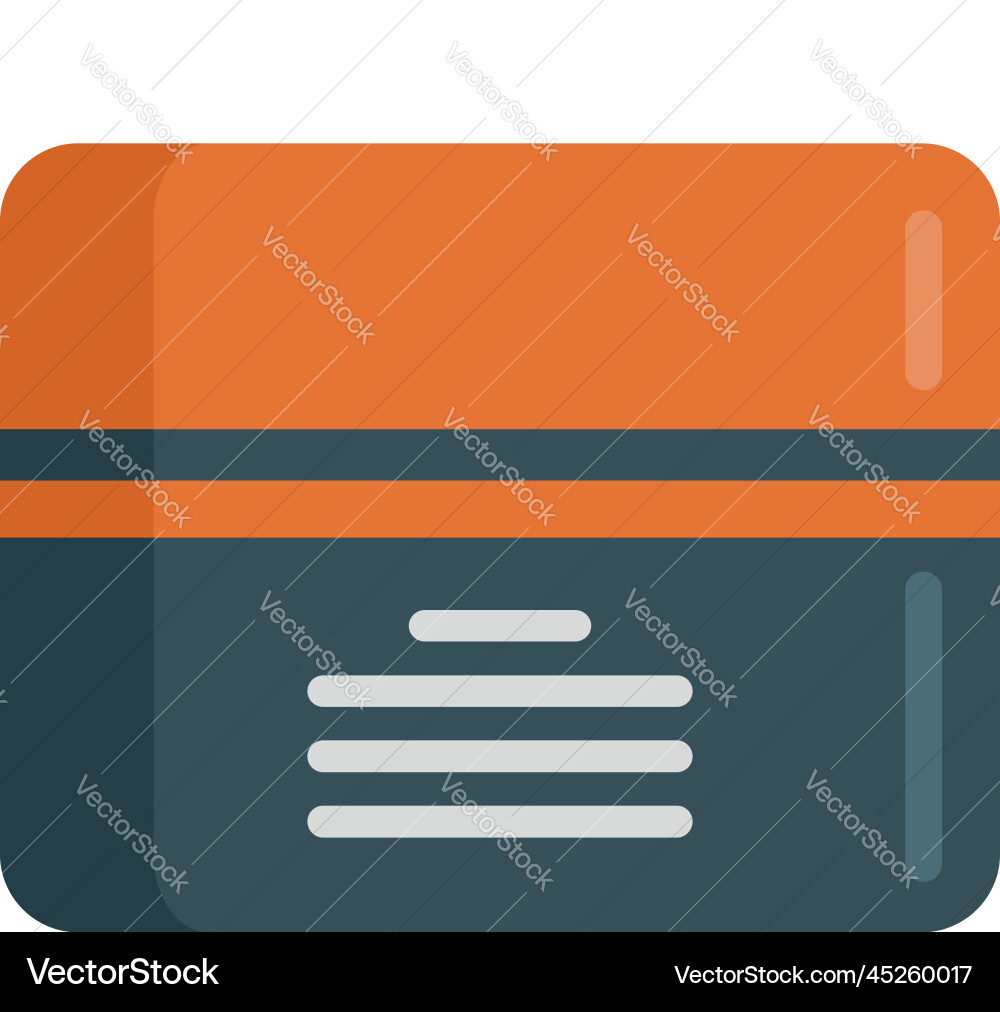 Cell battery icon flat full power Royalty Free Vector Image