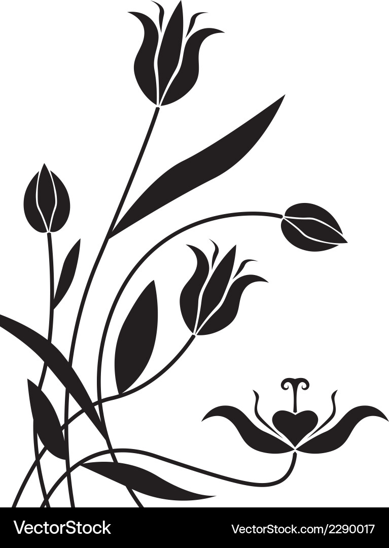 Flower bg Royalty Free Vector Image - VectorStock
