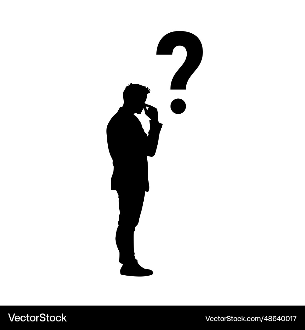 Question Mark Man Businessman With Question Mark Head Royalty Free