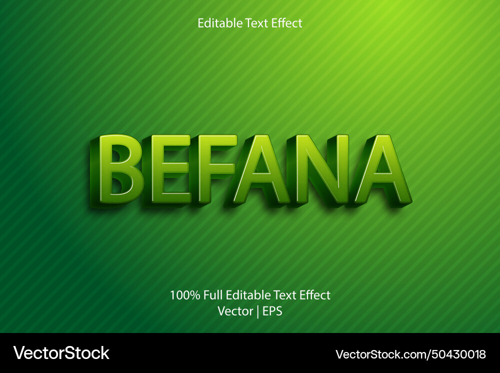 Befana editable text effect cartoon style Vector Image