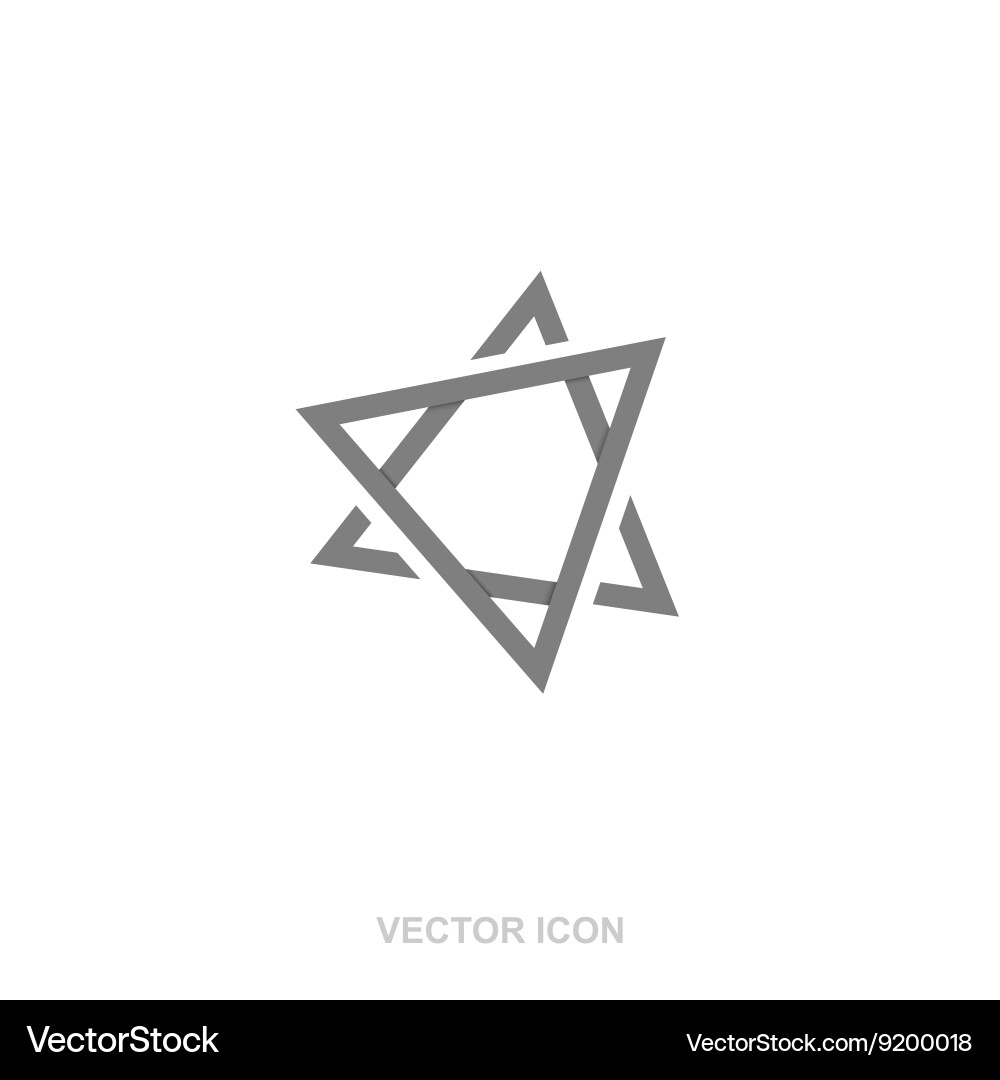 Geometric logo design Royalty Free Vector Image