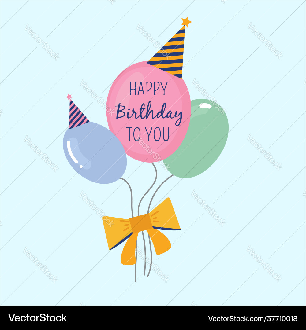 Happy birthday sticker label Royalty Free Vector Image