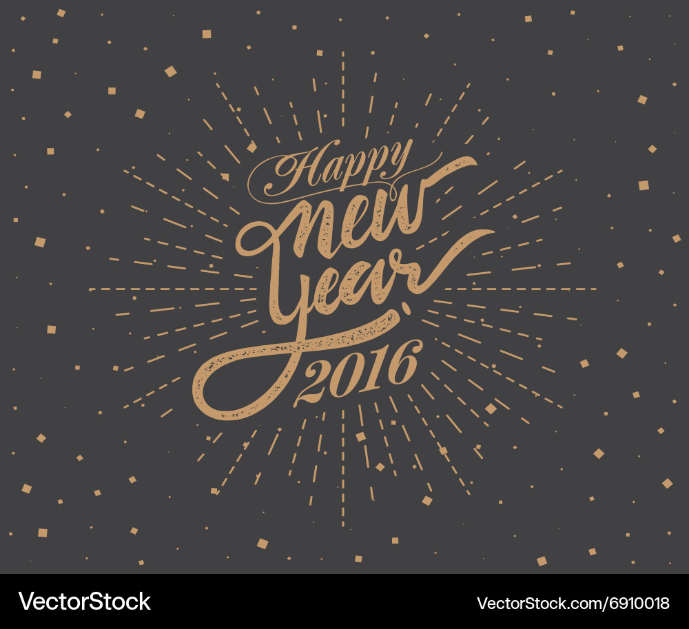 New 2016 year Royalty Free Vector Image - VectorStock